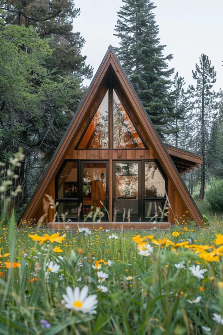 O que é uma Casa ou Cabana A-frame - Minha Cabana Projetos